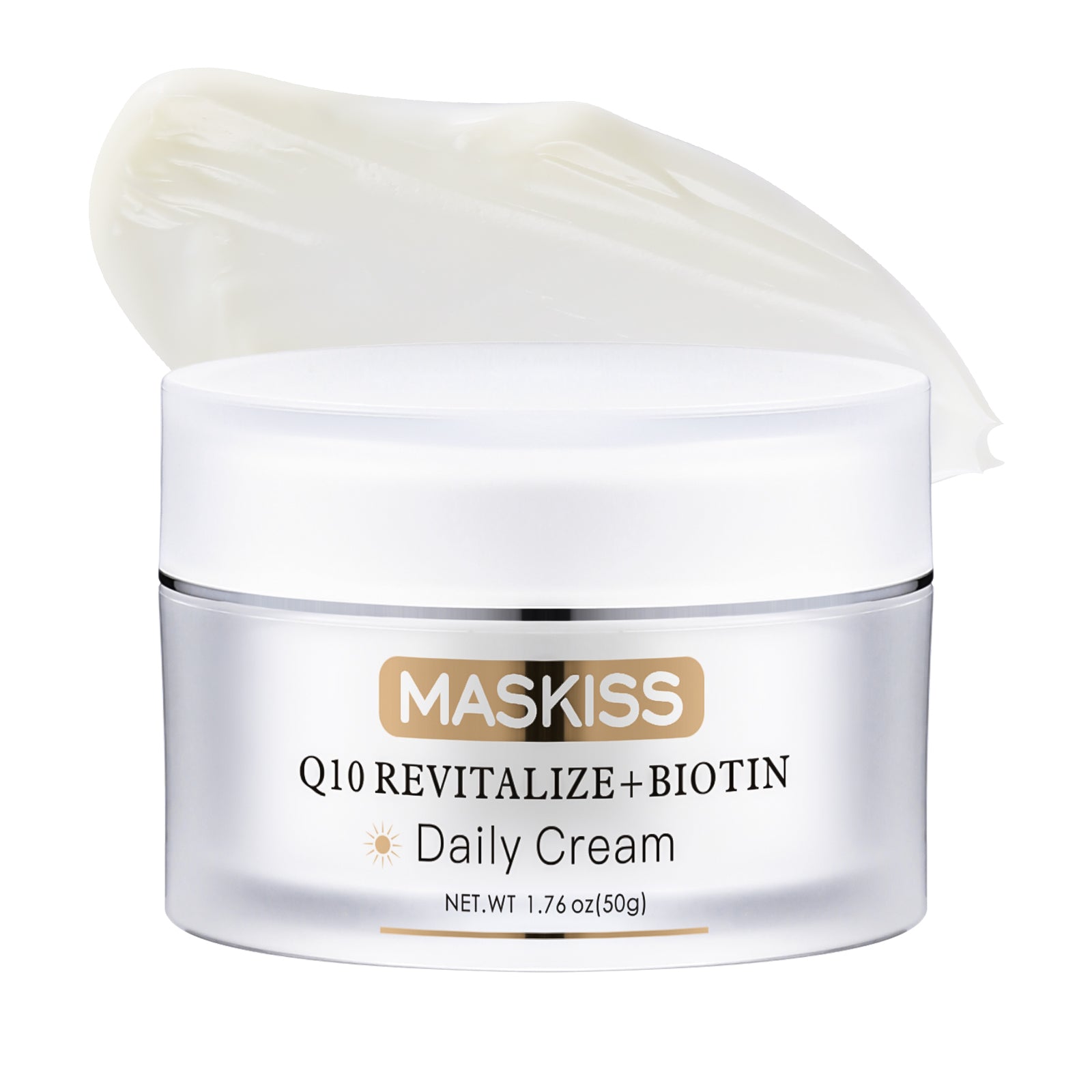 Maskiss Q10 Anti-Wrinkle Face Cream, Unscented Anti-Aging Face Moistur